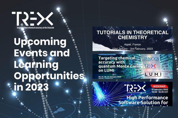 Upcoming events and learning opportunities in 2023 | TREX